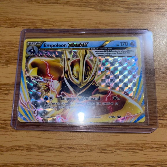 Pokemon | Accessories | Pokemon Empoleon Break Xy34 Card 216used | Poshmark